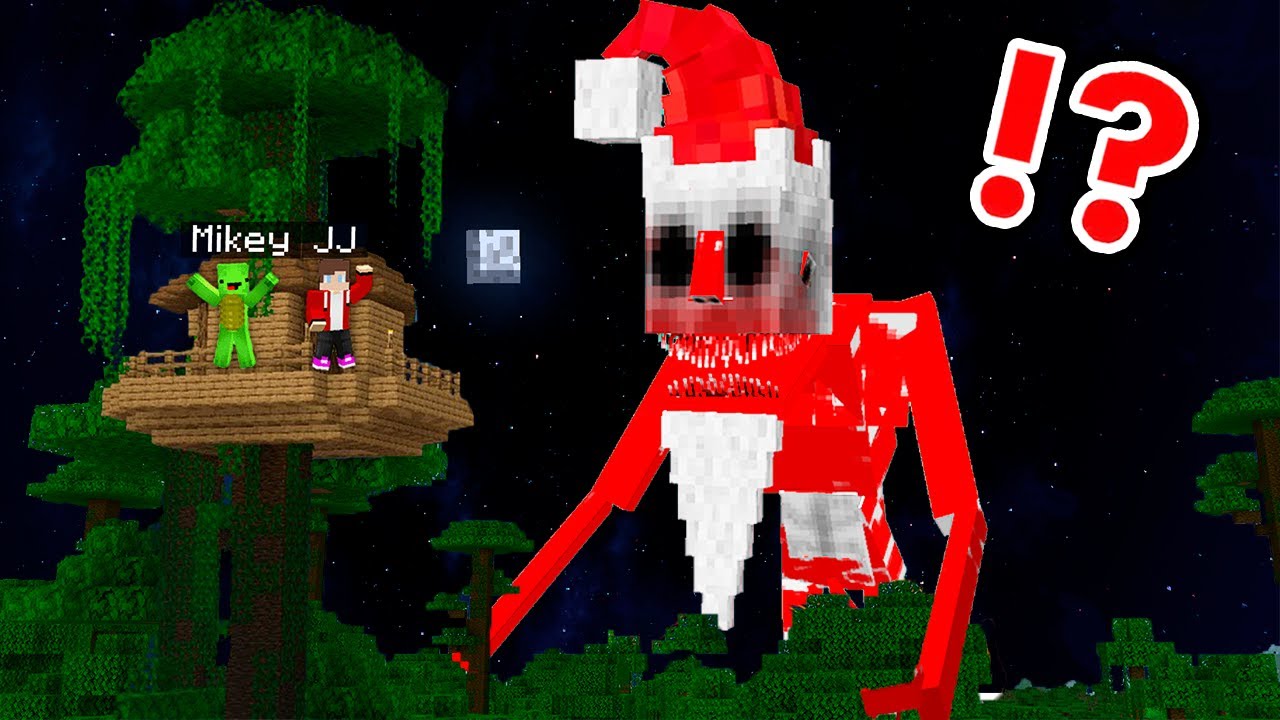 How JJ and Mikey Found The Biggest Christmas Dweller in Minecraft - Maizen ?! - Minecraft videos
