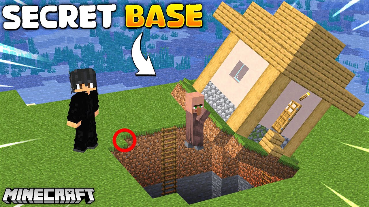 I Found a Villager's Secret Base in Minecraft... - Minecraft videos