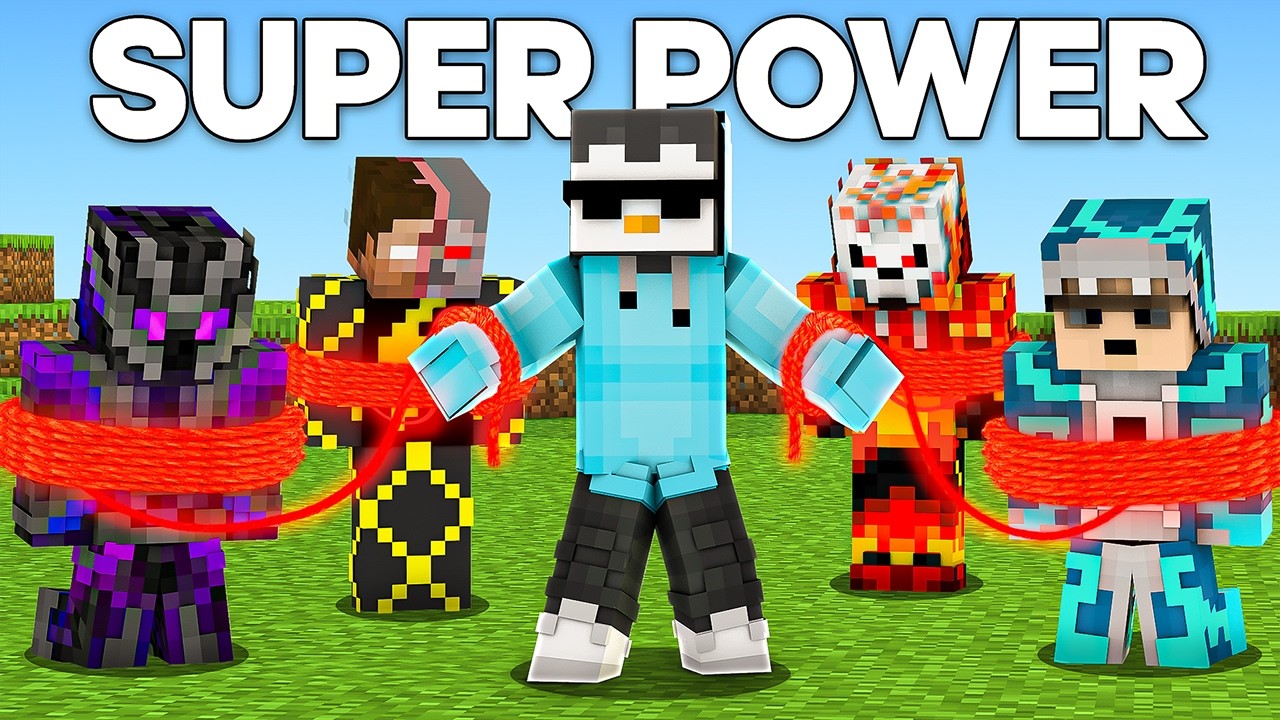I Saved this "SUPER POWER" Only Minecraft SMP - Minecraft videos