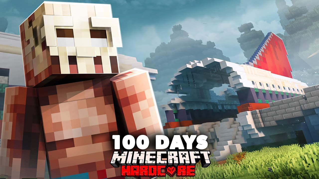 I Spent 100 Days in a Plane Crash in Hardcore Minecraft... Here's What ...