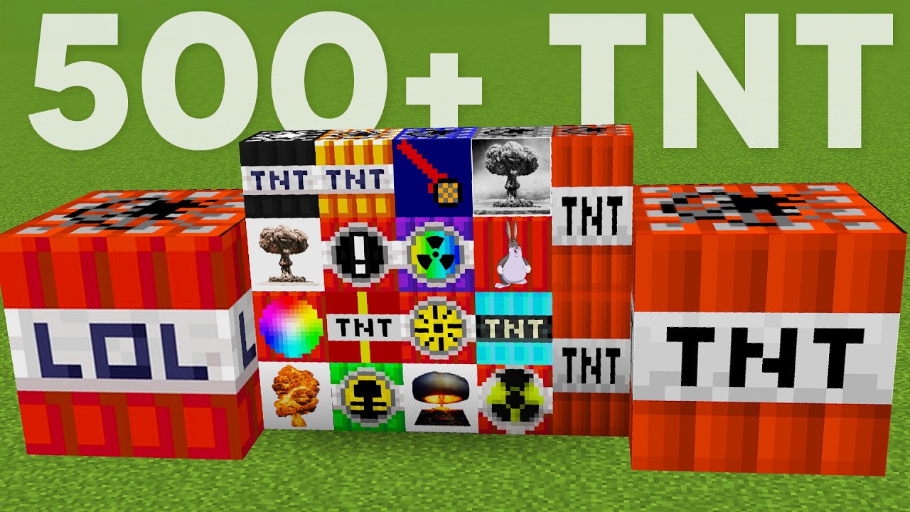 I Tried Every TNT Mod in Minecraft - Minecraft videos