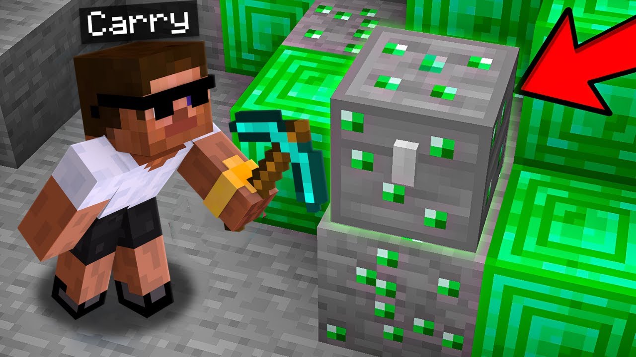 I found a Rare Emerald Chest in Minecraft.. - Minecraft videos