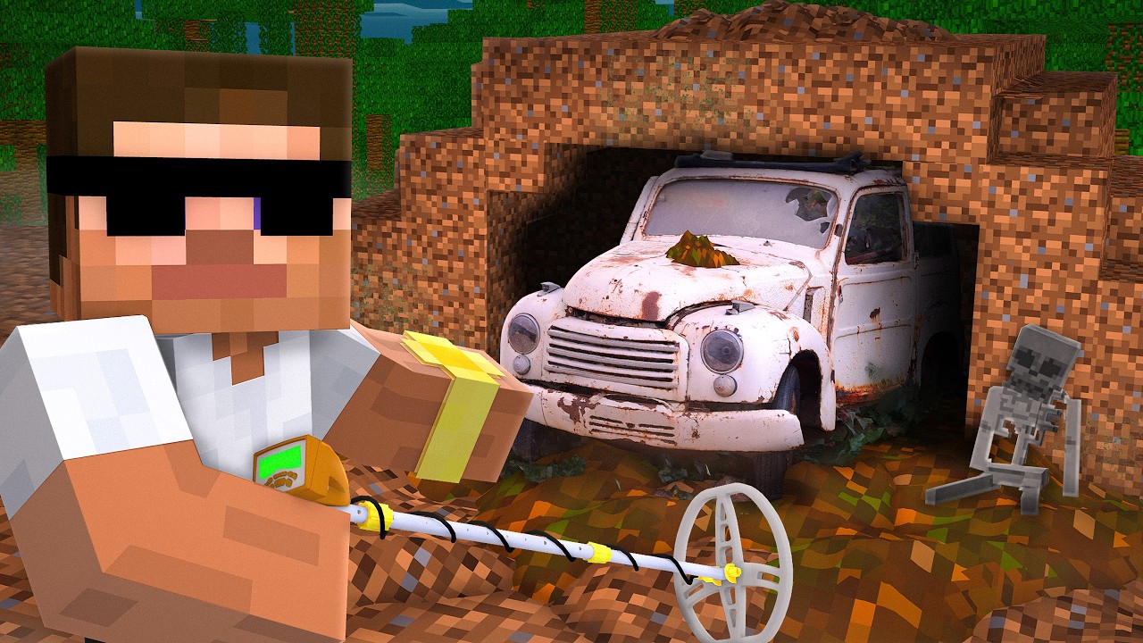 I found an 100 year Old Car in Minecraft.. - Minecraft videos