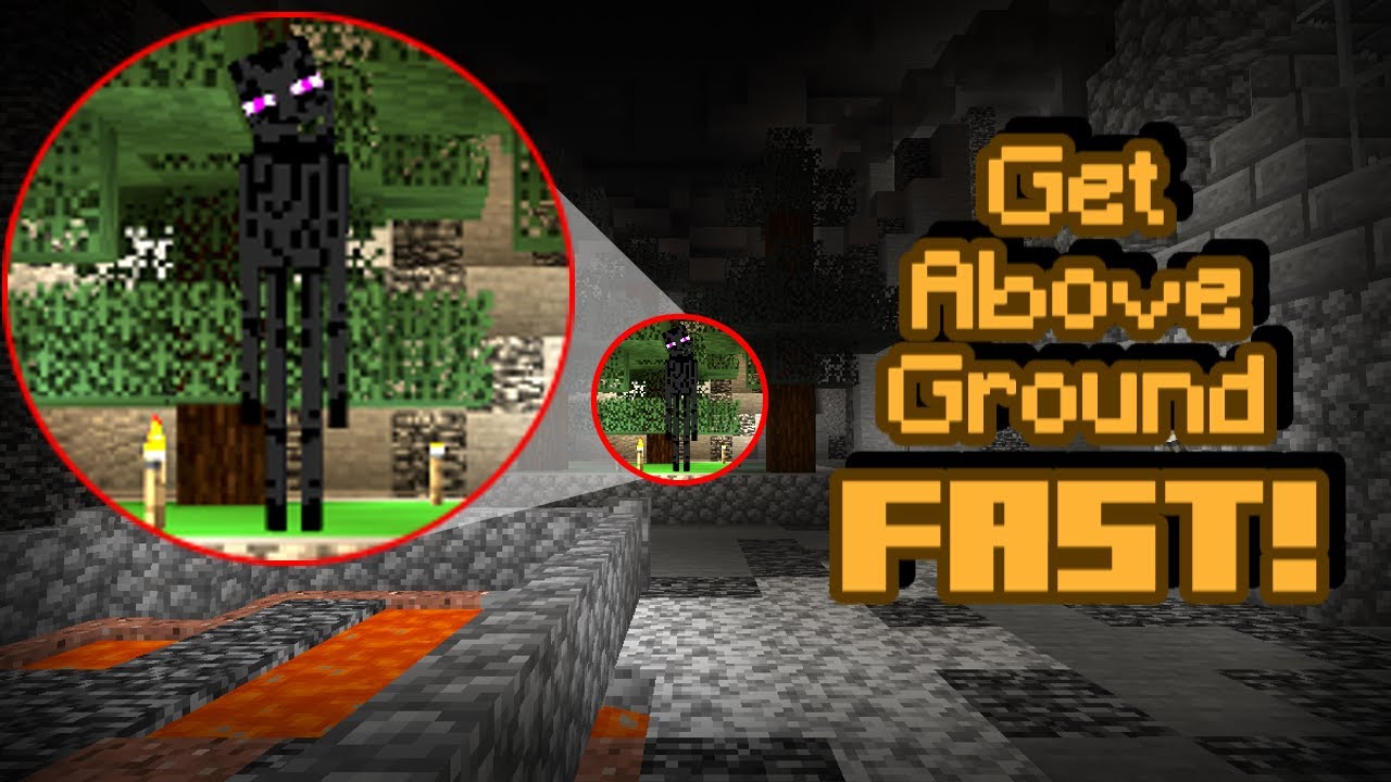 If An Enderman Seems to Spy On You, GET ABOVE GROUND FAST! Minecraft ...