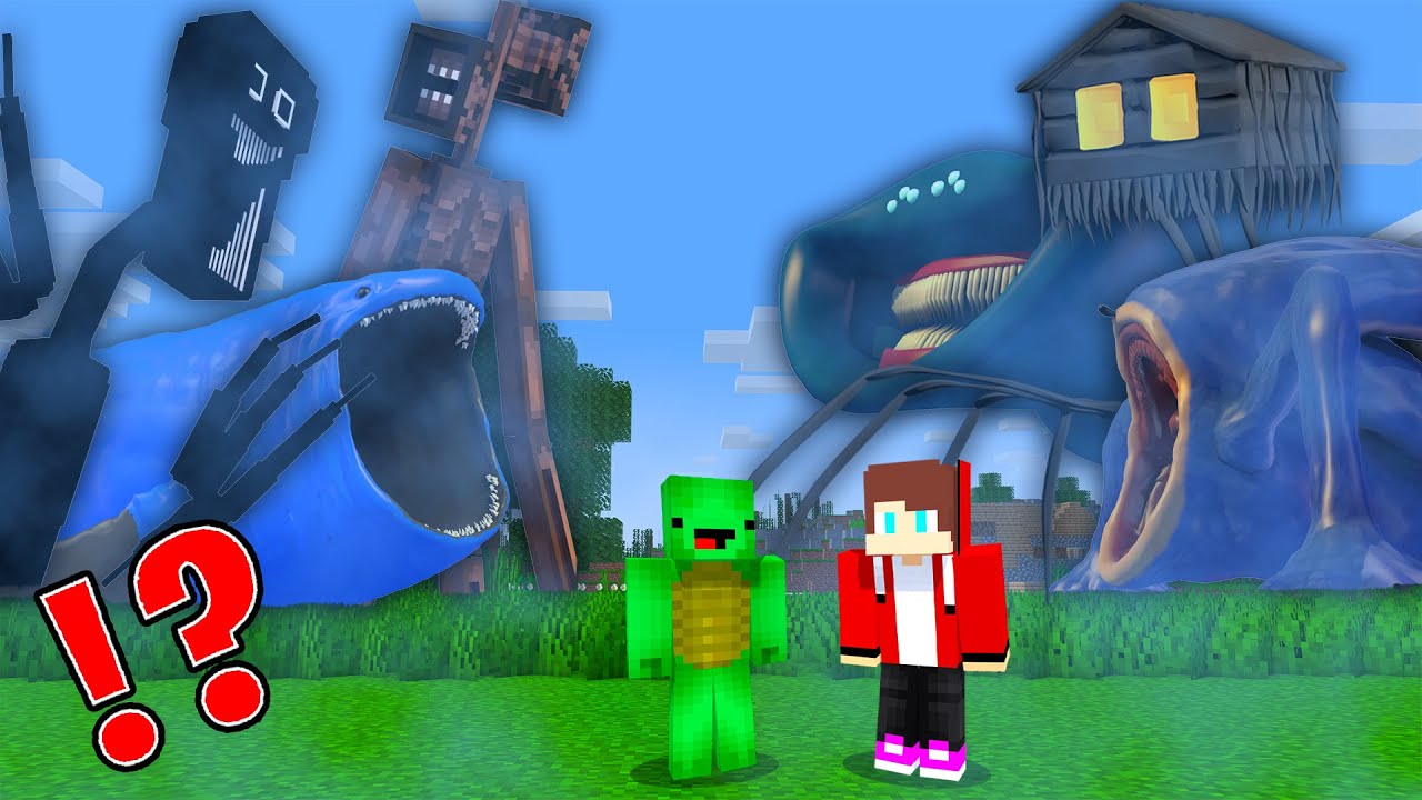 JJ and Mikey vs MONSTERS BOSS FIGHTNING in Minecraft Maizen! - Minecraft videos