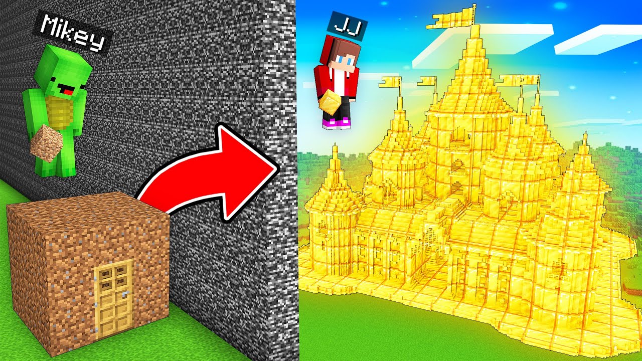 Mikey and JJ Cheated With //MILLIONAIRE in Build Battle in Minecraft (Maizen) - Minecraft videos