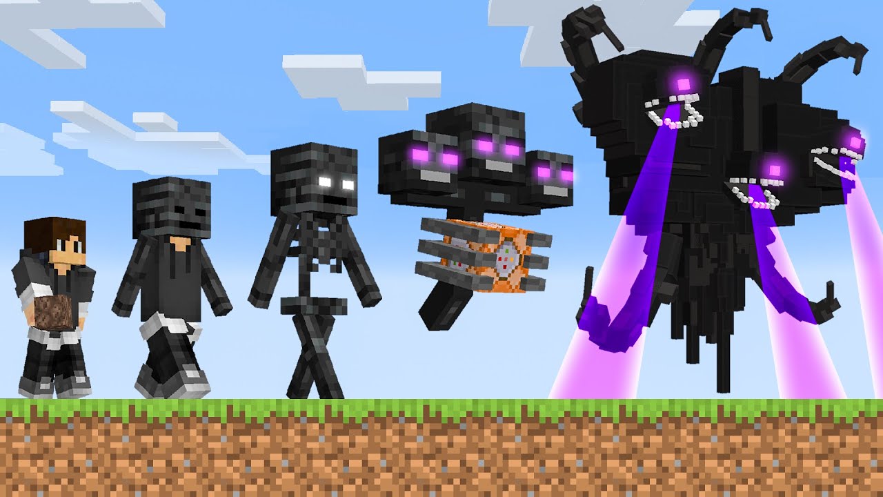 Minecraft, But I Become the Wither Storm - Minecraft videos