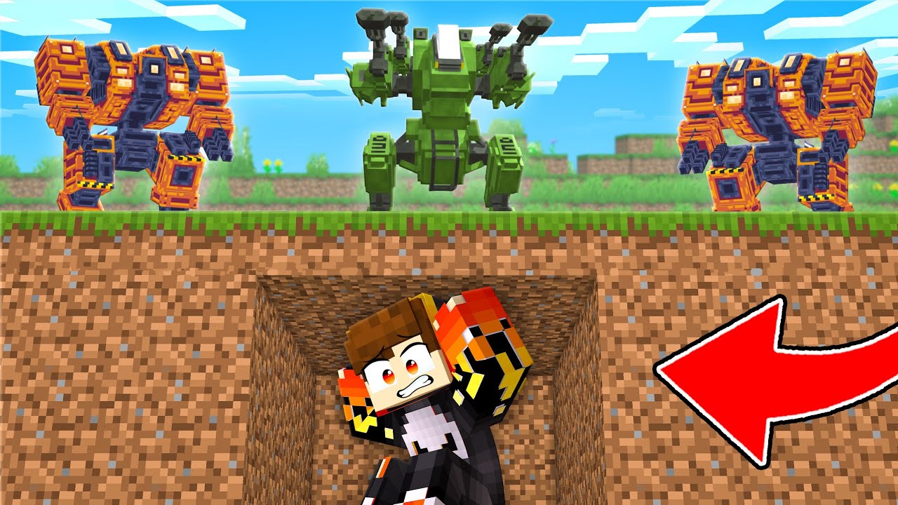 Minecraft But i Can Evolve Into Robots.... - Minecraft videos