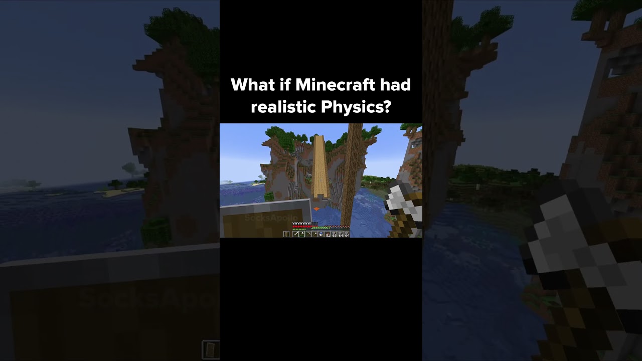 Minecraft Physics Moment - Minecraft videos