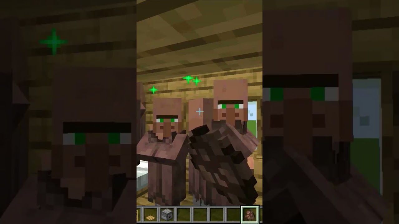 Minecraft: jumping villagers #minecraft - Minecraft videos