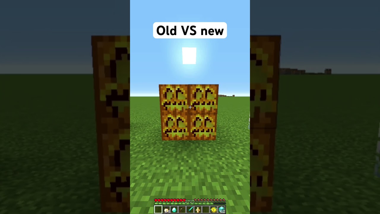 Minecraft old vs new - Minecraft videos