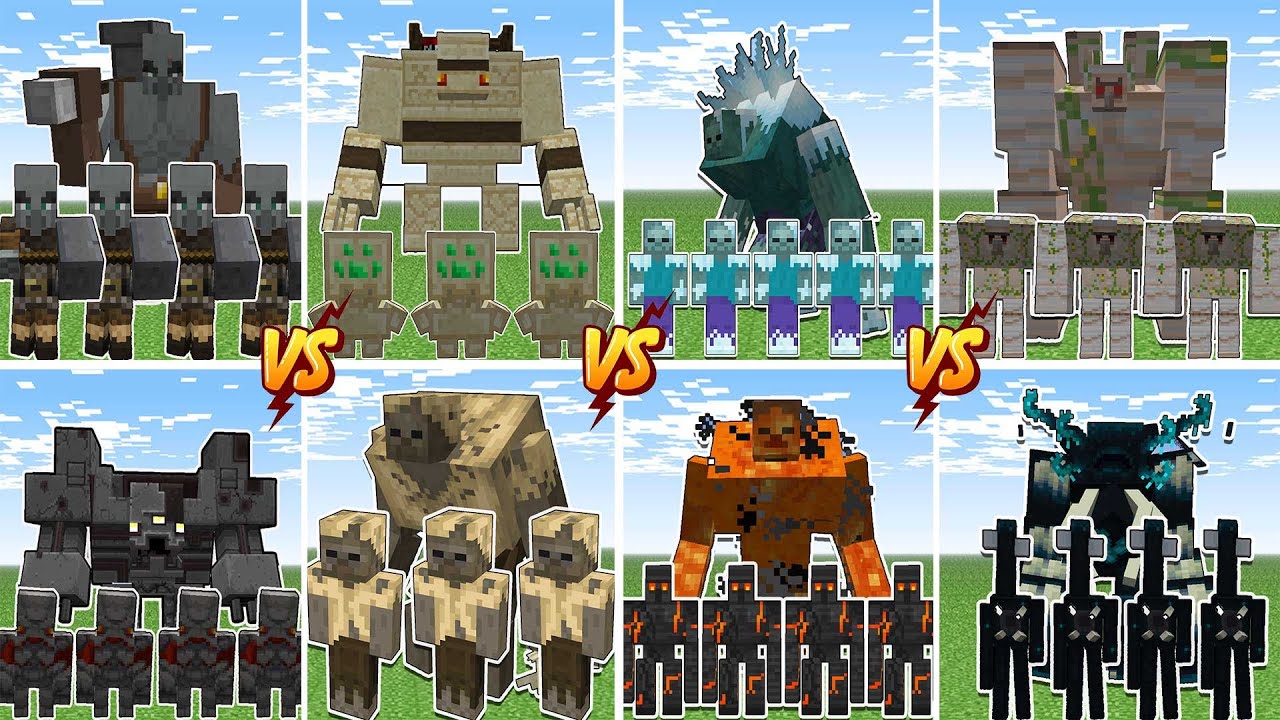 Mob Battle: Mutant Monsters Clash in christmas Minecraft - Minecraft videos