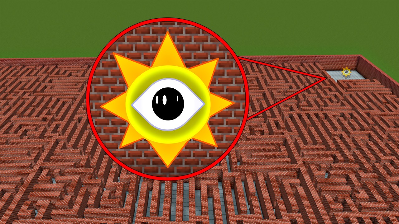 Mr. Sun Horror Incredibox Sprunki (Horror Version) in Maze Gmod Minecraft - Minecraft videos