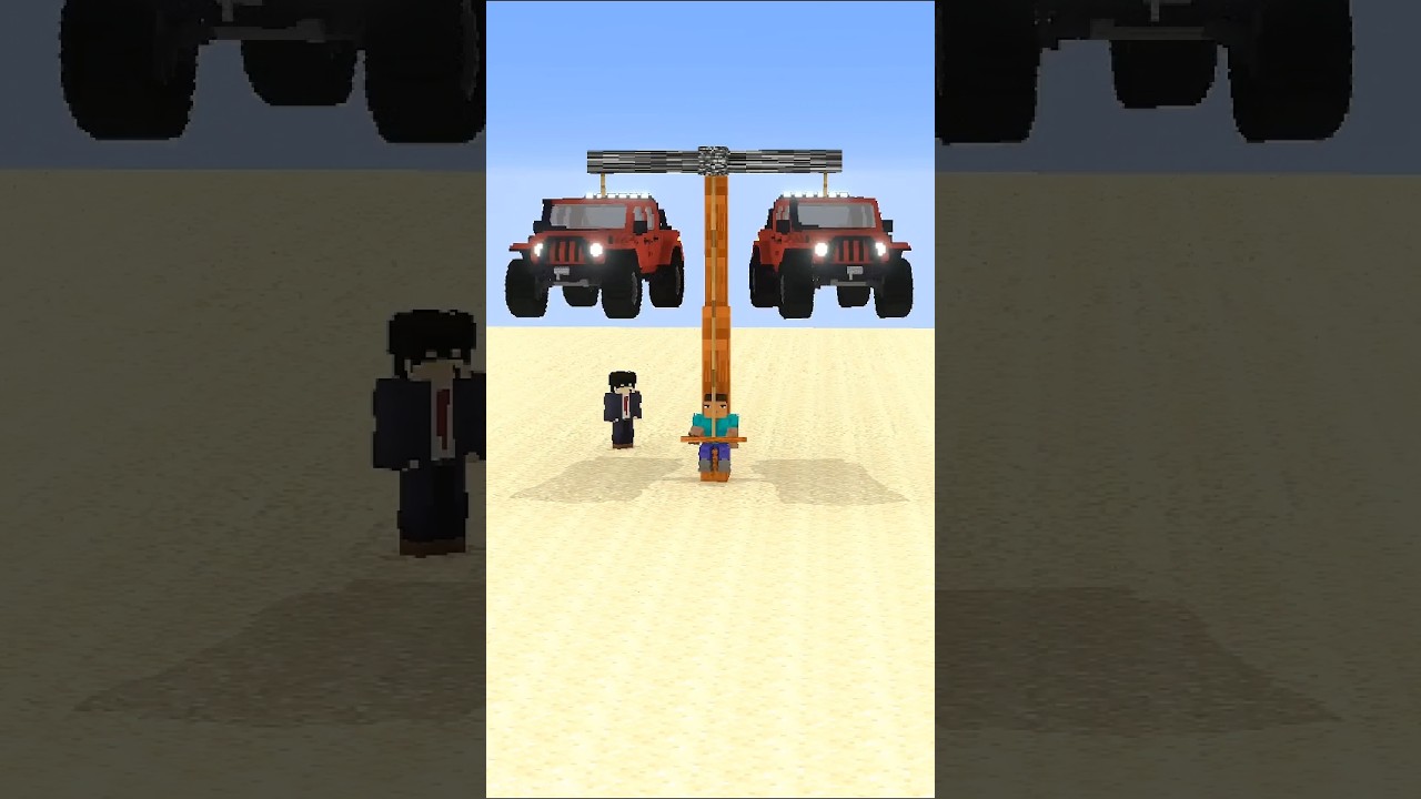 Pull Up Challenge In Minecraft By @BigSchoolMinecraft #shorts # ...
