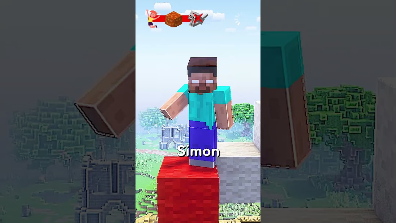 SIMON SAYS OR BE BANNED! PART X4 #shorts #minecraft - Minecraft videos