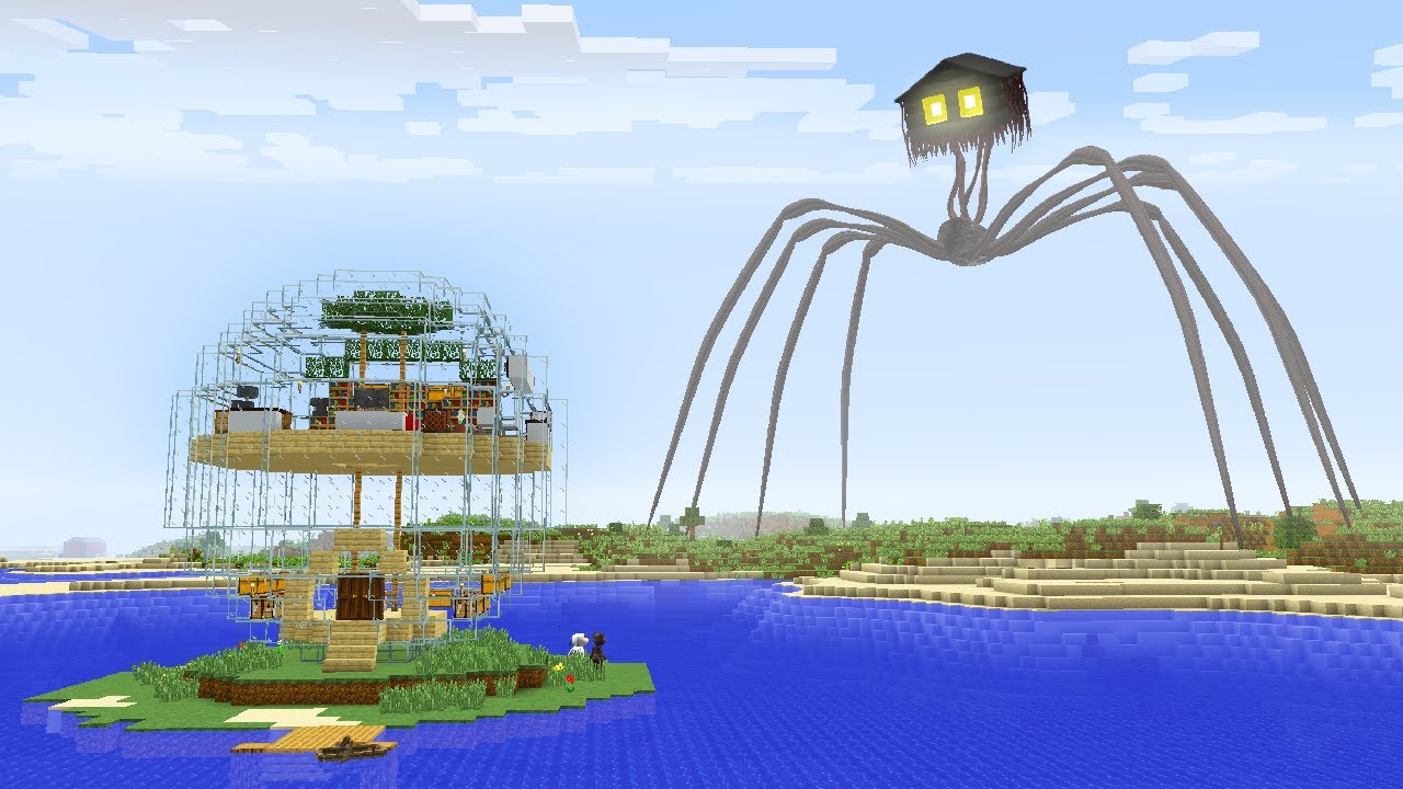 SURVIVING FROM HOUSE HEAD in Minecraft - Gameplay - Coffin Meme ...