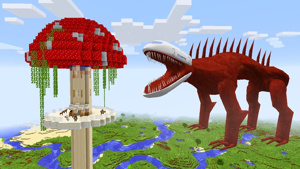 SURVIVING FROM INFECTED SKY in Minecraft Part 2 - Gameplay - Coffin ...