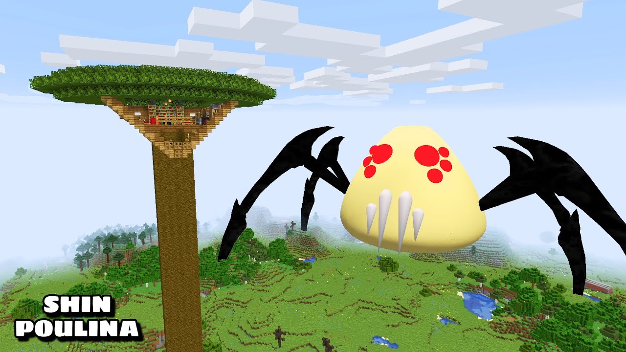 SURVIVING FROM SHIN POULINA-SPIDER ARRIVAL in Minecraft - Gameplay ...