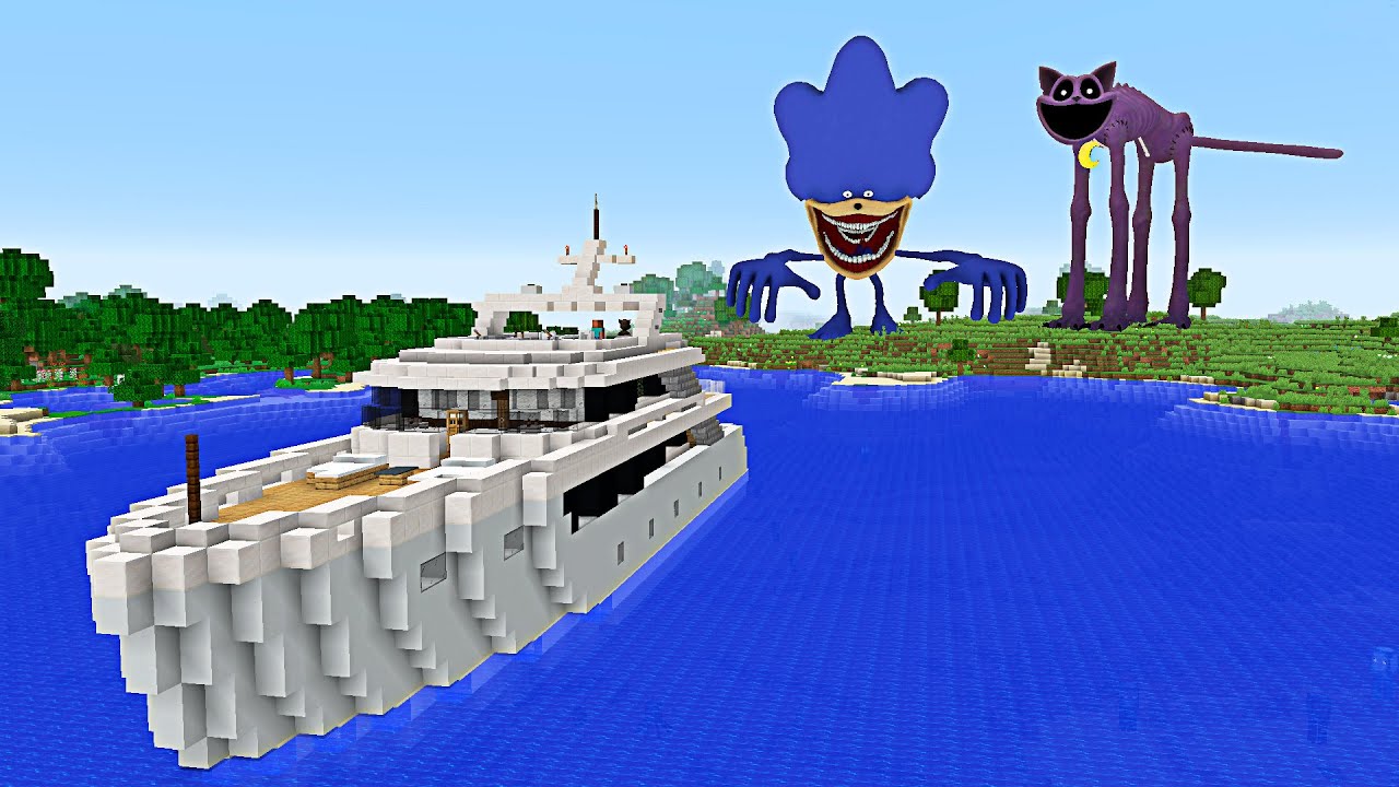 SURVIVING FROM SHIN SONIC and SHIN CATNAP in Minecraft - Gameplay ...