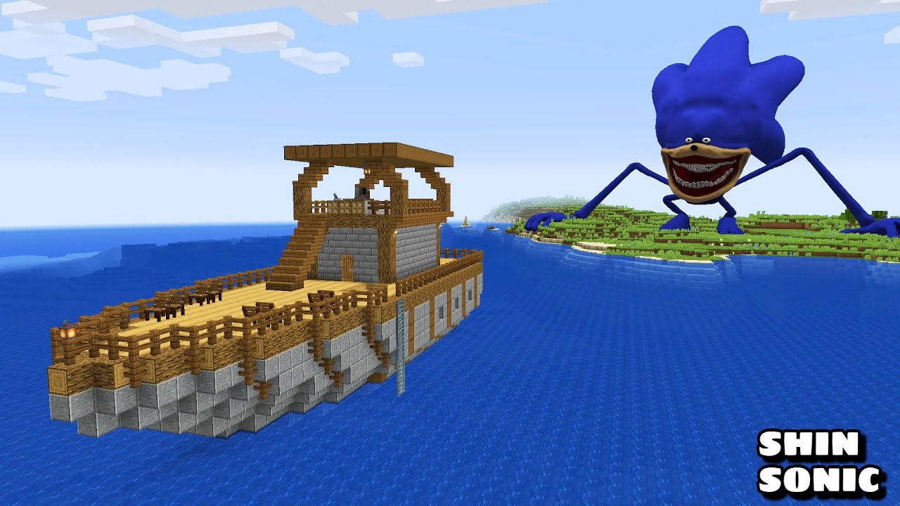 SURVIVING FROM SHIN SONIC in Minecraft Part 3 - Gameplay - Coffin Meme ...