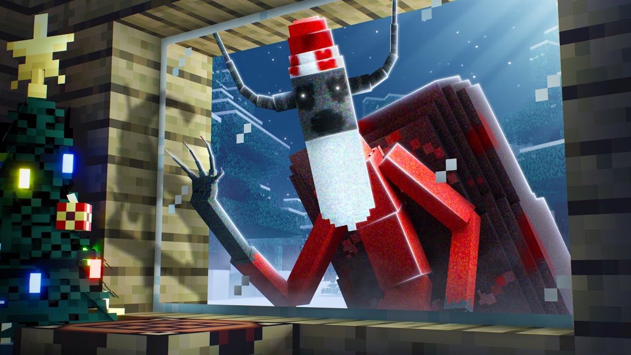 Surviving Minecraft's Scariest Christmas Mod... - Minecraft videos
