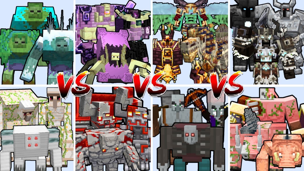 TRIOS TOURNAMENT | Minecraft Mob Battle - Minecraft videos