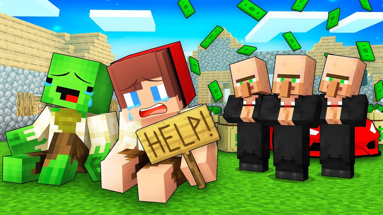Villagers Became RICH and Kick Mikey and JJ Out in Minecraft (Maizen) - Minecraft videos