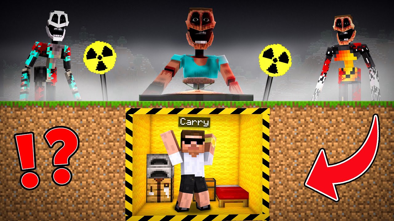 We Created Bunker to Survive Scary Mimicers in Minecraft.. - Minecraft ...