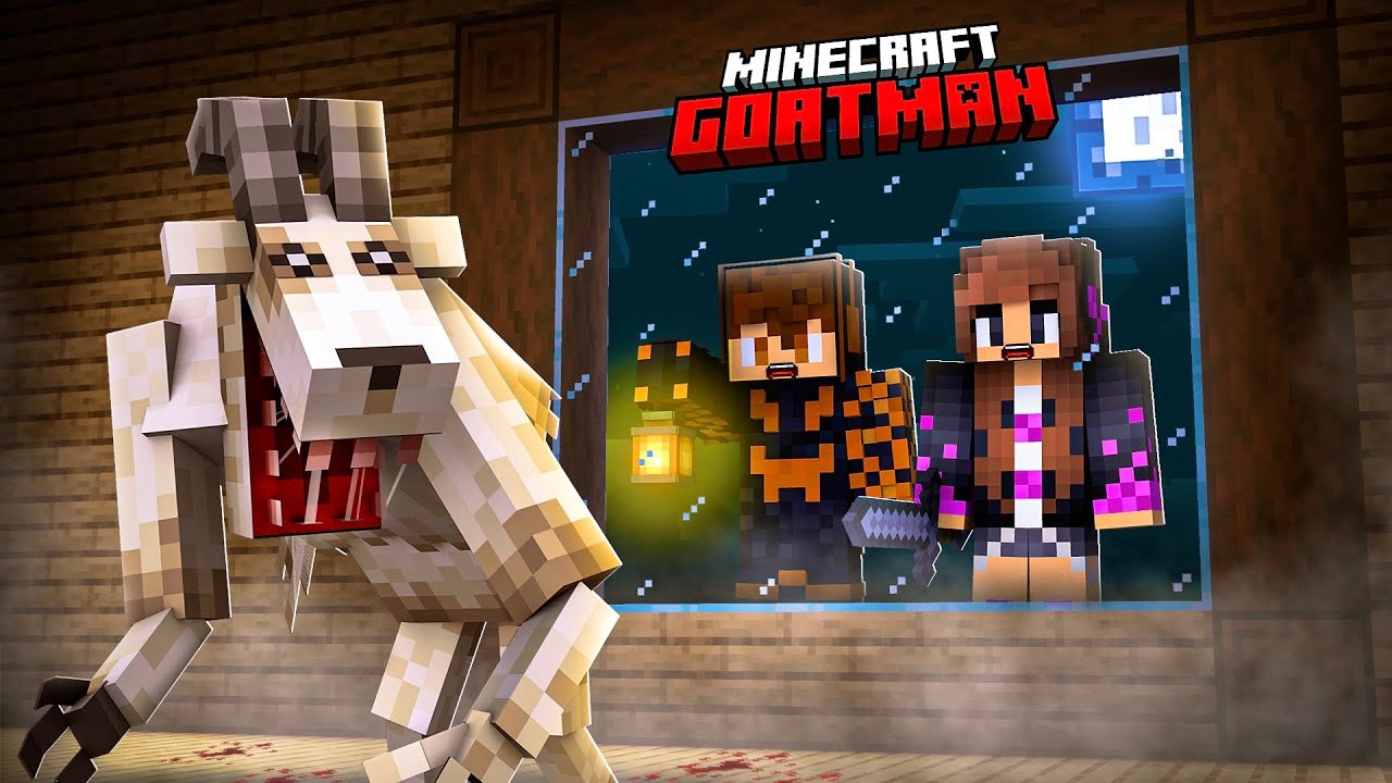 We Survived SCARY GOATMAN In Minecraft! Ft. @PuffPlayzgaming ...