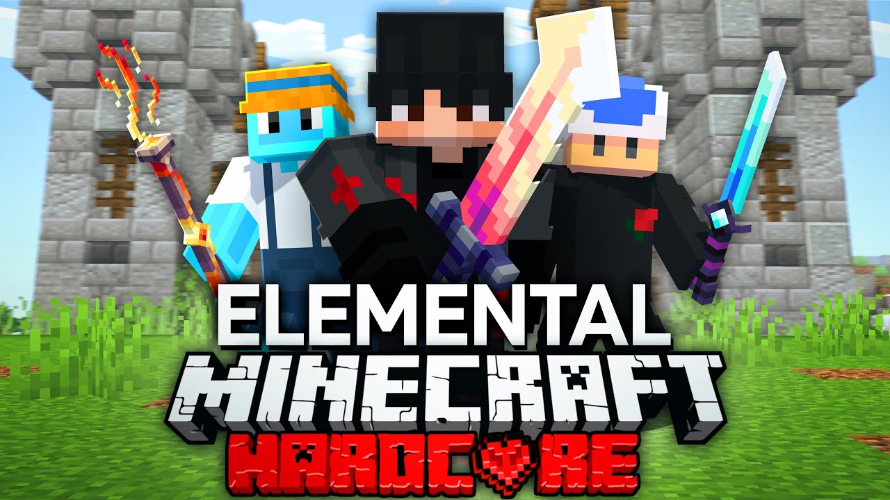 100 Players Simulate A Minecraft Elemental Purge! - Minecraft videos