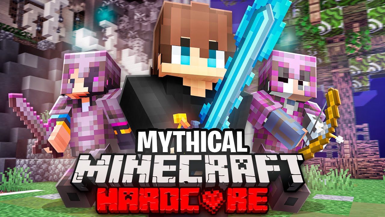 100 Players Simulate a Mythical Minecraft Hunger Games - Minecraft videos
