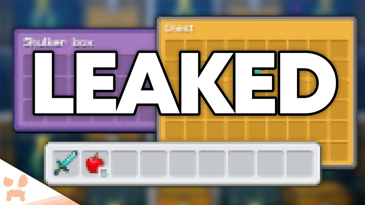 A NEW MINECRAFT INVENTORY UPDATE JUST LEAKED TOO!! - Minecraft videos