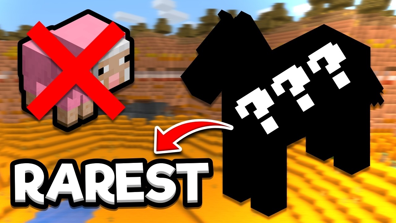 All 15 Rarest Mobs + Variants In Minecraft - Minecraft videos