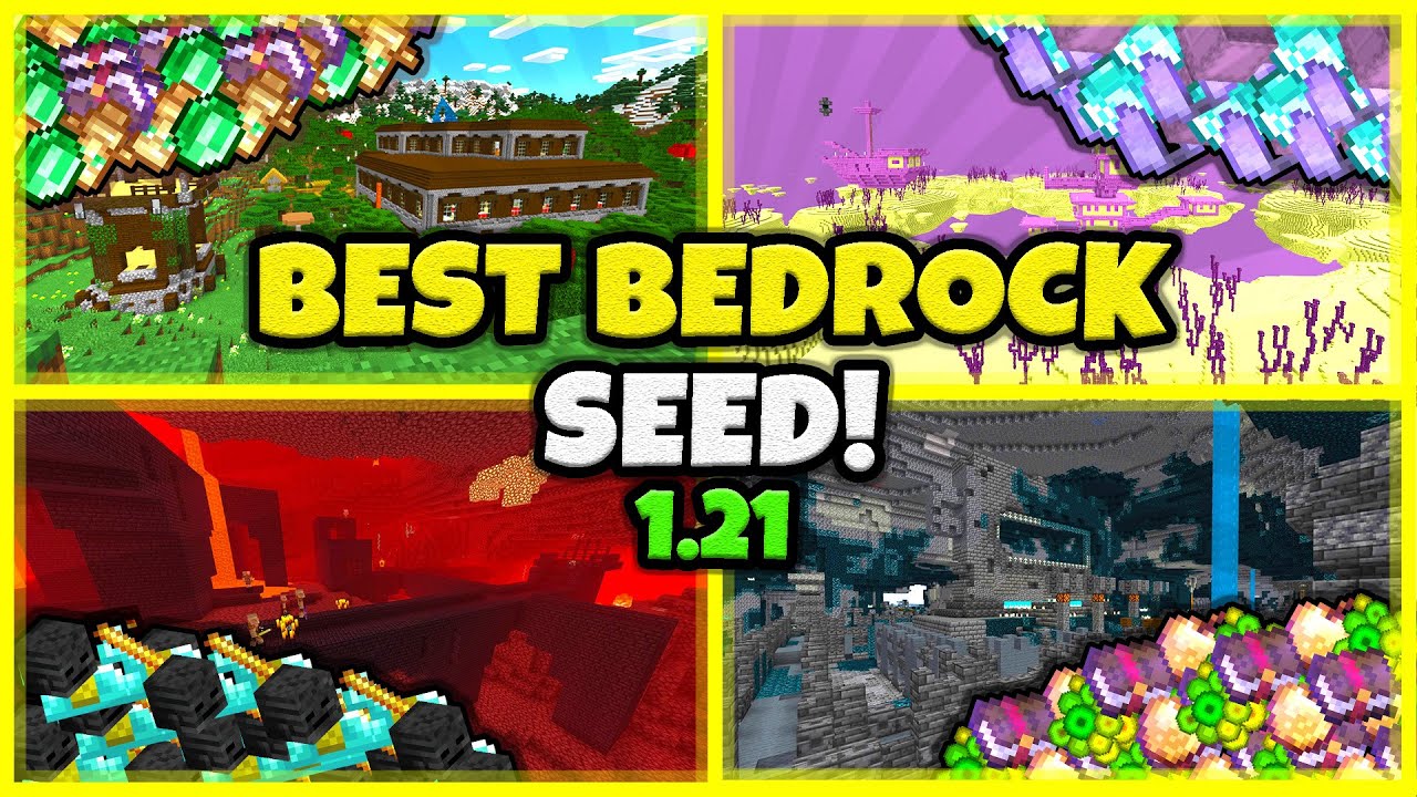 BEST SEED EVER!! In Minecraft Bedrock 1.21! - Minecraft videos