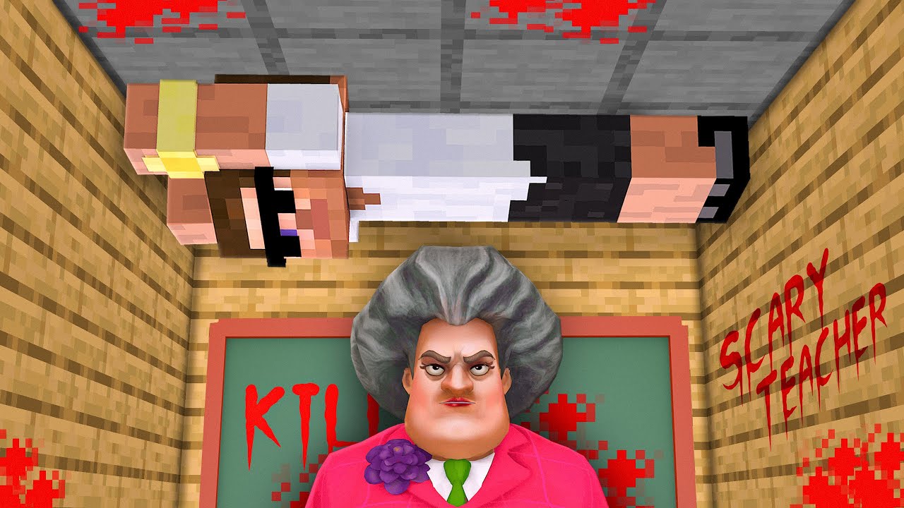 CAN I ESCAPE FROM SCARY TEACHER SCHOOL IN MINECRAFT ? - Minecraft videos