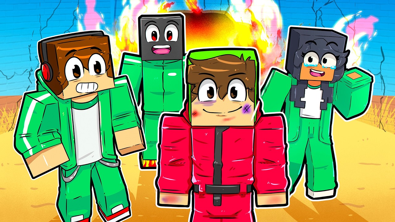 Cadres Saved Minecraft's Biggest YouTubers From SQUID GAME! - Minecraft ...