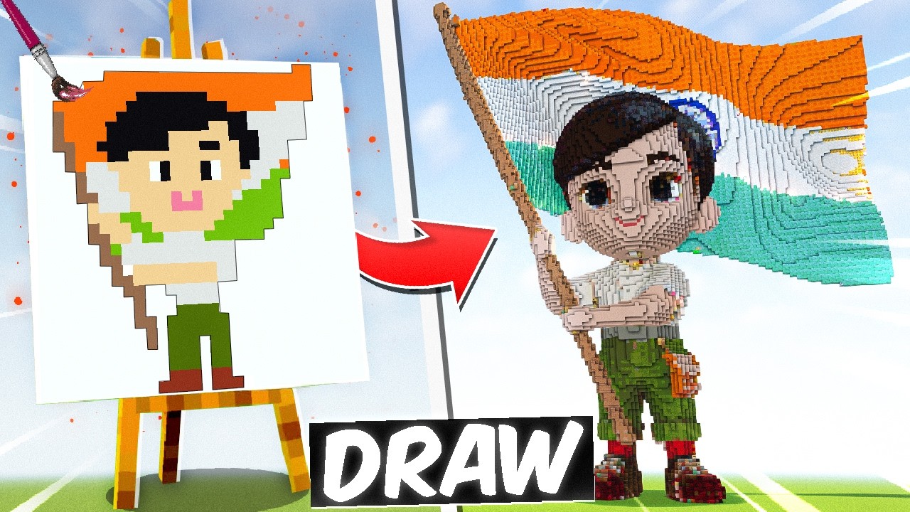DRAWING POPULAR BUILD BATTLE IN MINECRAFT with @ProBoiz95 [EPISODE 24 ...