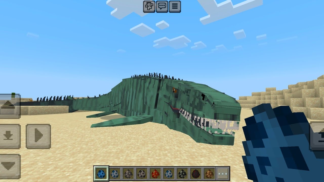 Dinosaurs Jurrasic World Saga ADDON in Minecraft PE - Minecraft videos