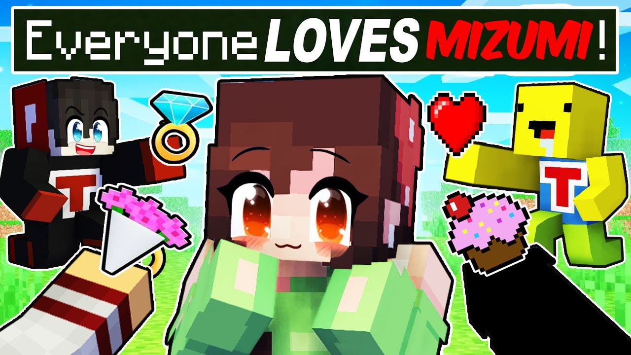 Everyone LOVES MIZUMI In Minecraft! ( Tagalog ) - Minecraft videos