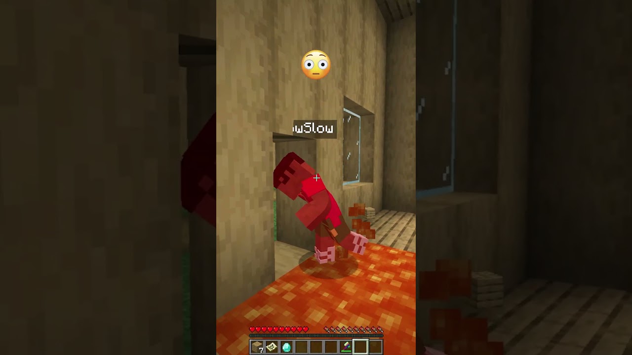 Falling For Prank Image vs Crazy Emoji Reaction #minecraft #shorts #meme - Minecraft videos