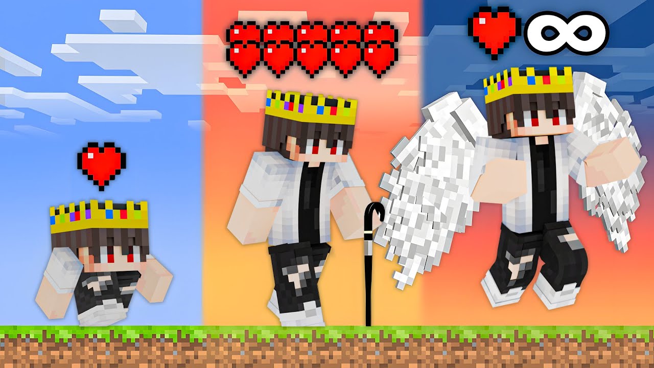 From BIRTH to IMMORTAL in Minecraft... - Minecraft videos