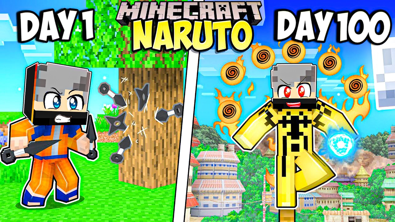 Growing Up As NARUTO in Minecraft! (Hindi) - Minecraft videos