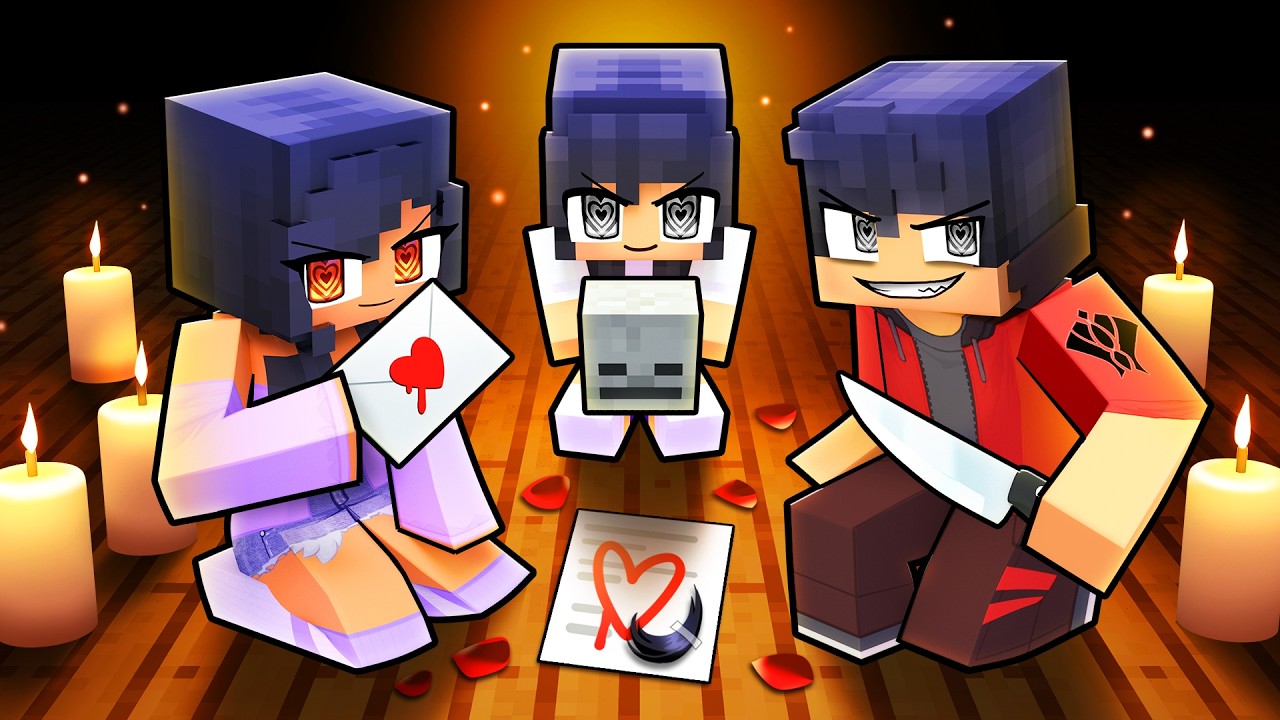 Having a YANDERE FAMILY in Minecraft! - Minecraft videos