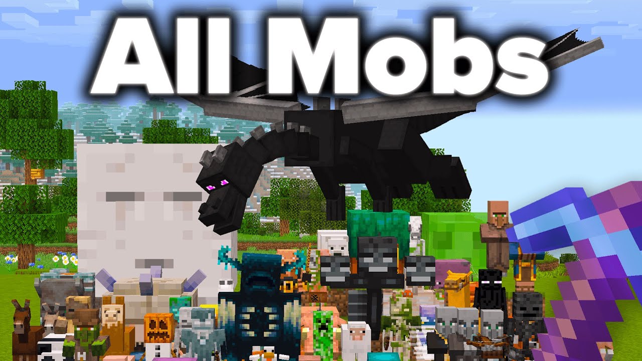 I Captured ALL of Minecraft's Mobs in 24 Hours - Minecraft videos