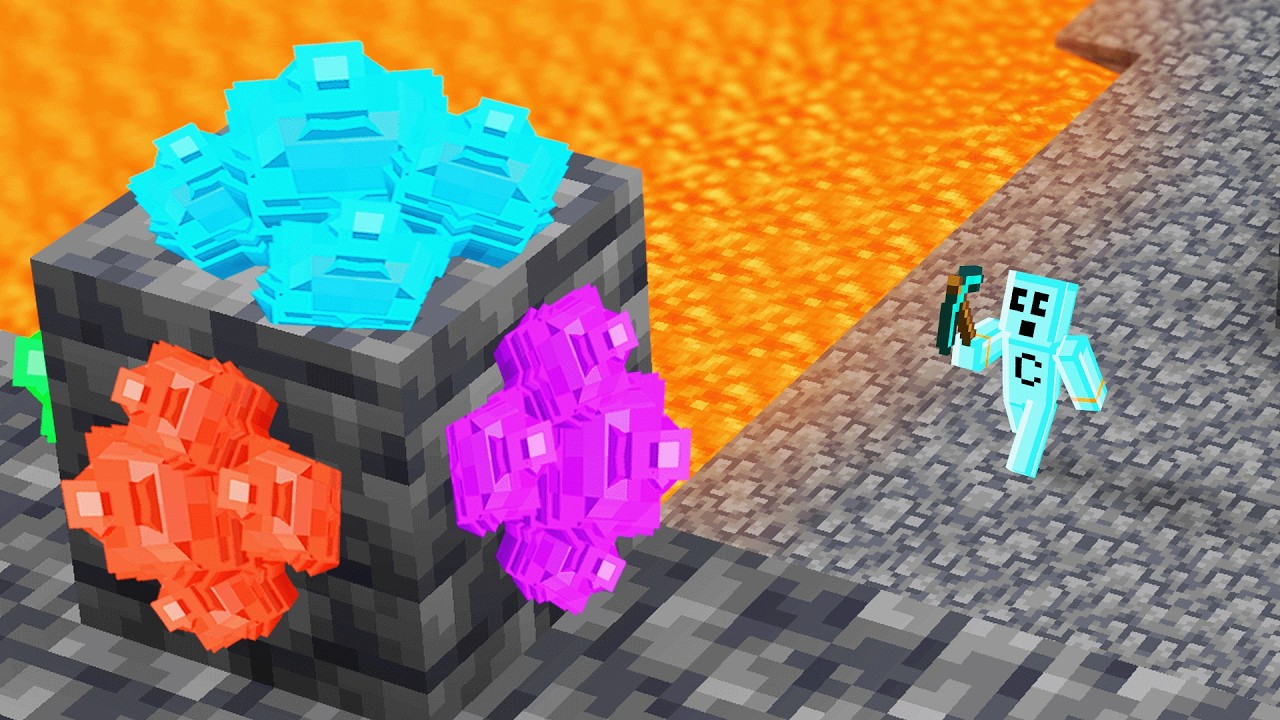 I Discovered Minecraft's SUPER OP Ore... - Minecraft videos