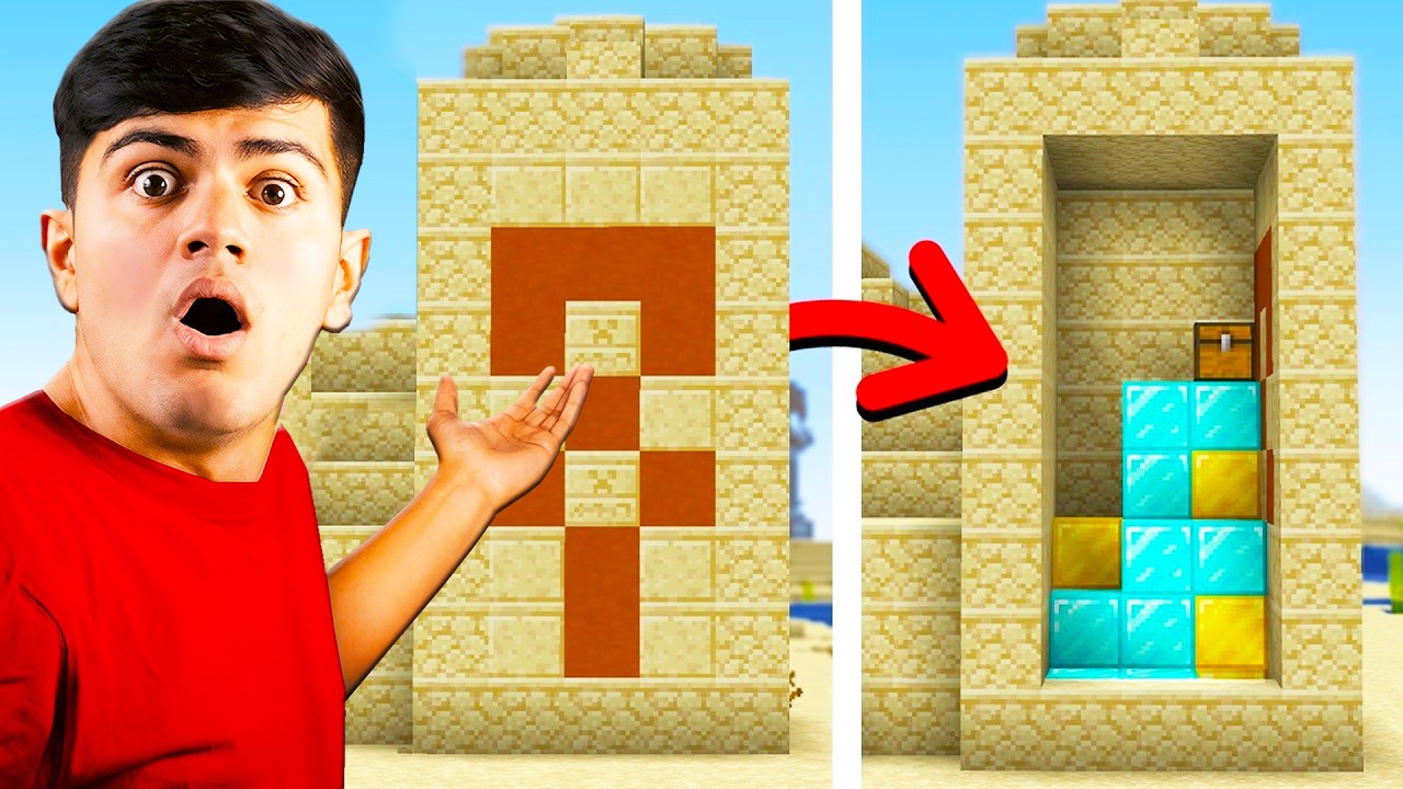 I Found Minecraft's Rarest Secret Rooms... - Minecraft videos