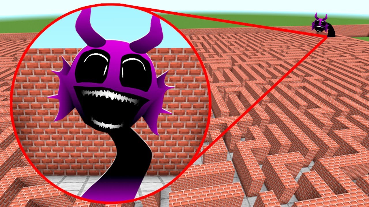 I Found NEW Incredibox Sprunki Durple PHASE 3 Remastered in MAZE ...