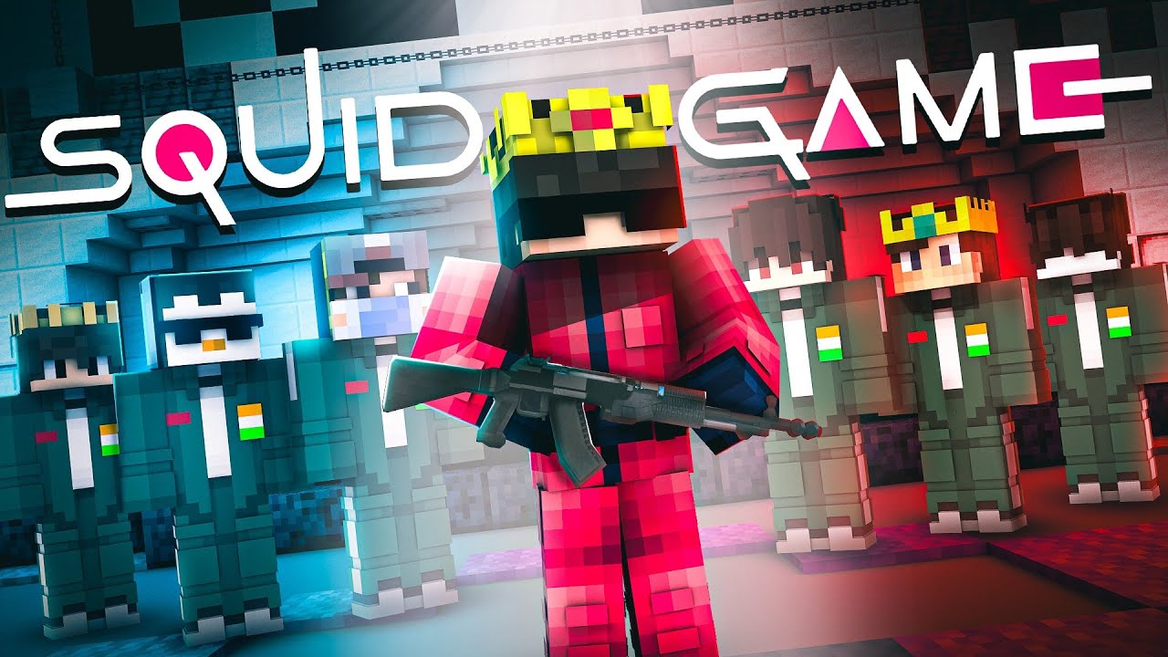 I Hosted SQUID GAME in Minecraft! - Minecraft videos