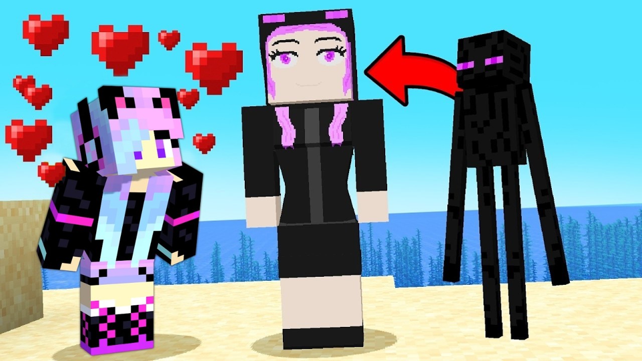 I Turned Mobs Into GIRLS In Minecraft! - Minecraft videos