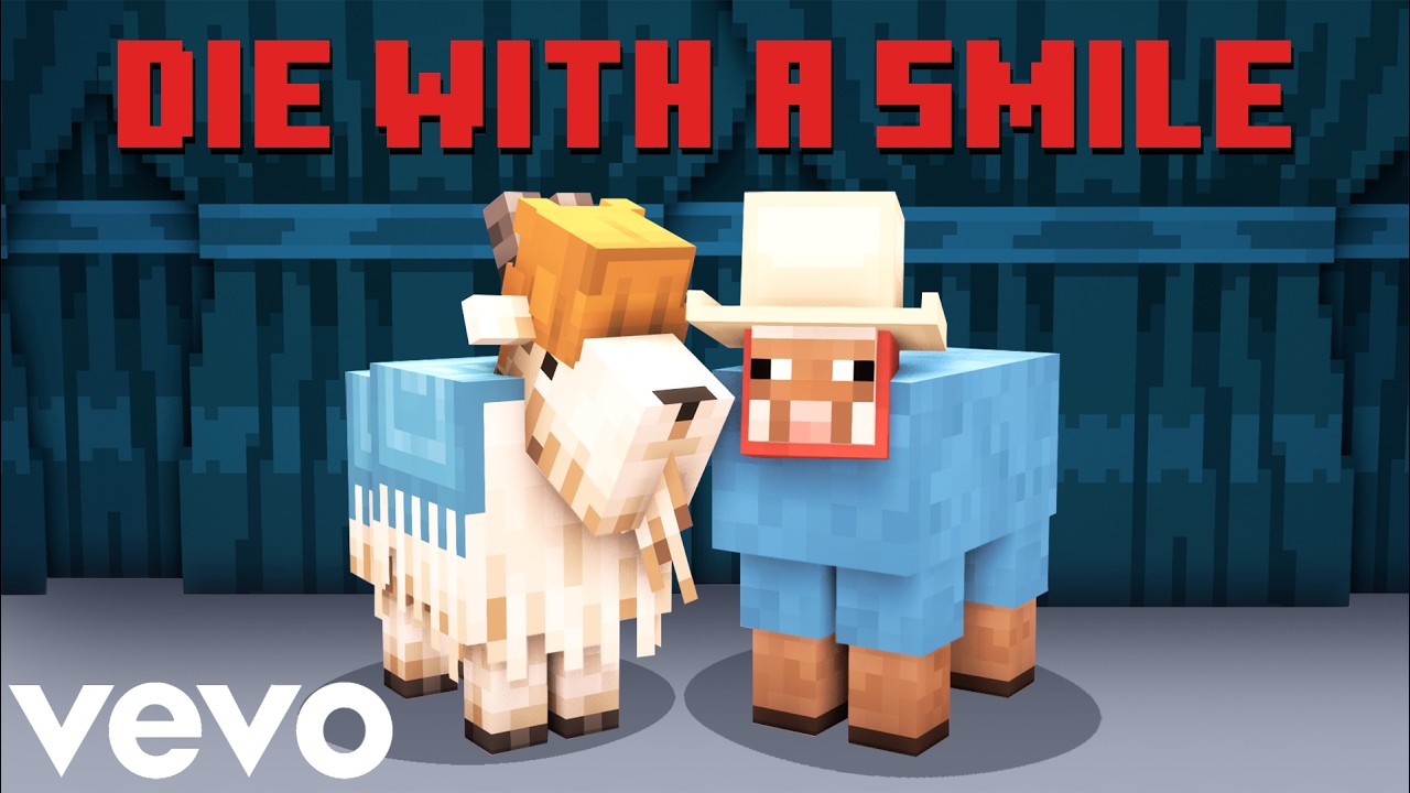 I made DIE WITH A SMILE with Minecraft Sounds! (Animation) - Minecraft ...